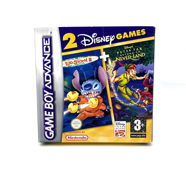 2 Disney Games Lilo & Stitch 2 + Peter Pan Nintendo Game Boy Advance ...