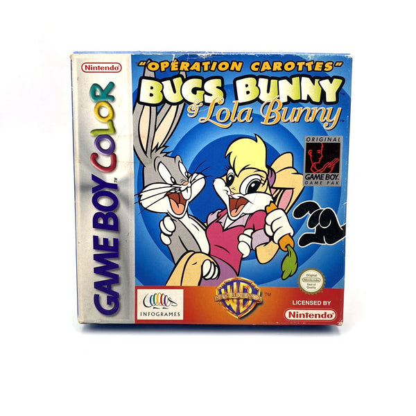 Bugs Bunny & Lola Bunny Operation Carrots Nintendo Game Boy Color ...