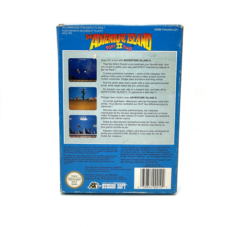 The Adventure Island Part Two II Nintendo NES – Retromania