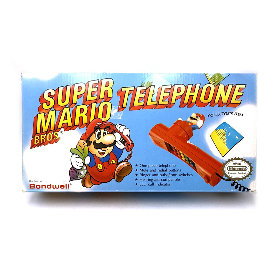 Téléphone Bondwell Super Mario Bros Red Collector's Item (1990) - RARE ...