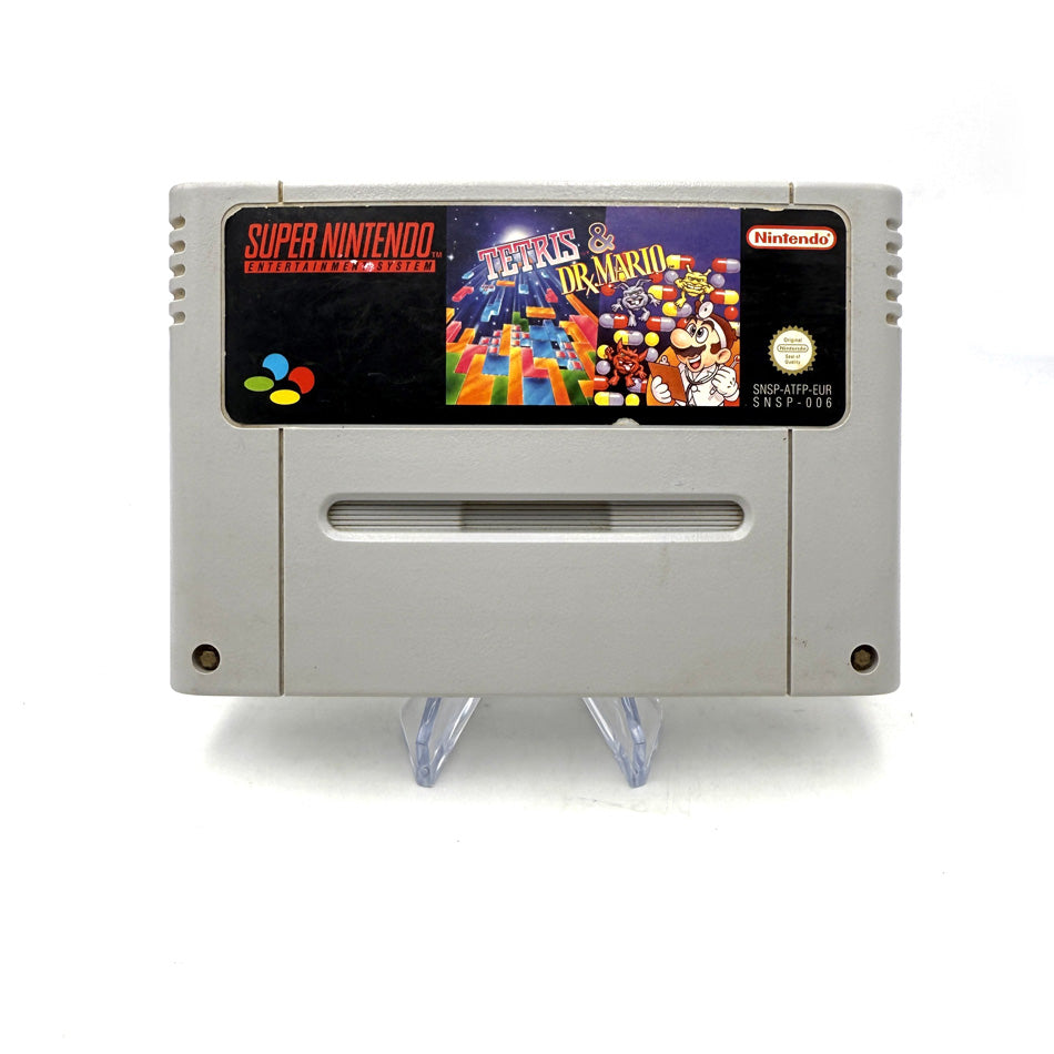Tetris & Dr Mario Super Nintendo – Retromania