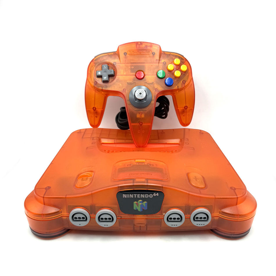 Nintendo 64 Console Edition Funtastic Fire Orange – Retromania