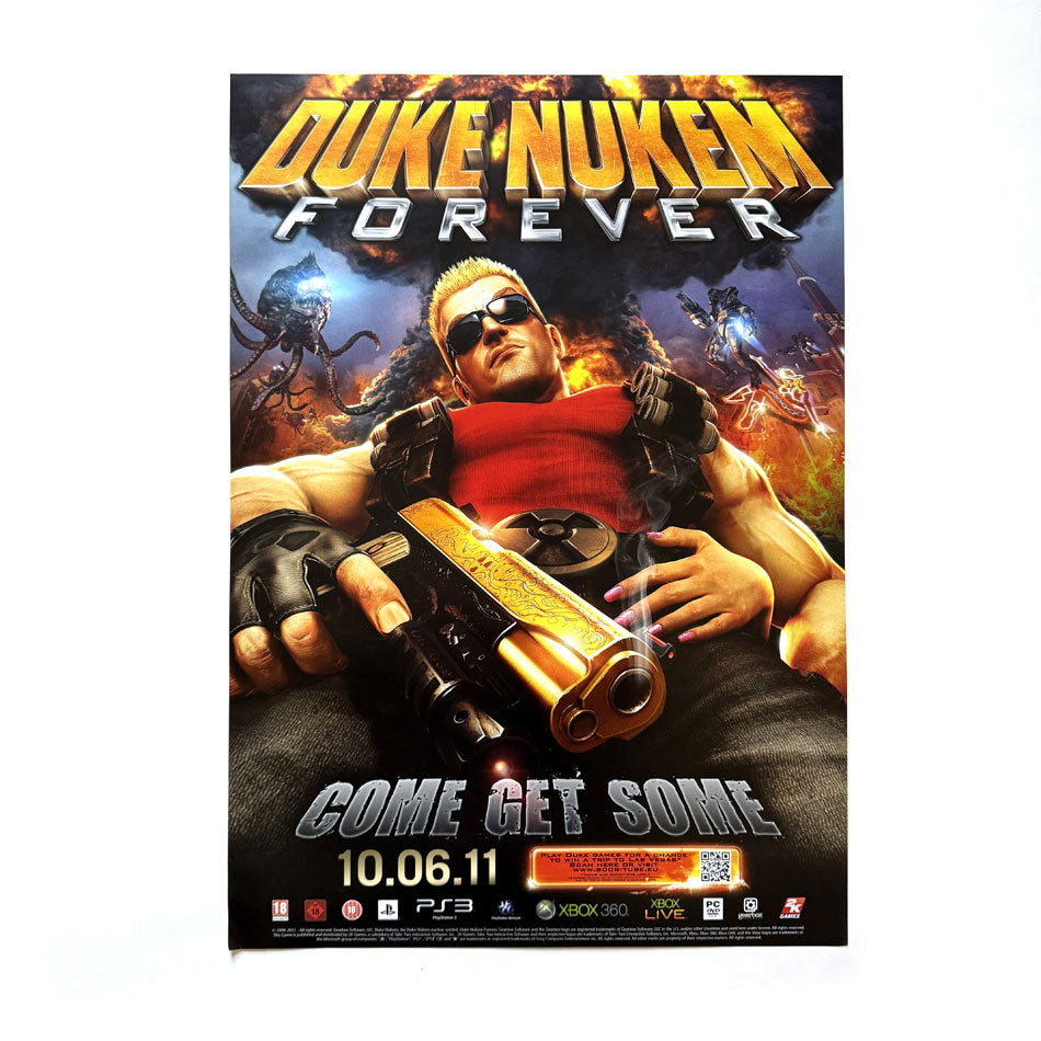 Duke Nukem Forever advertising poster – Retromania