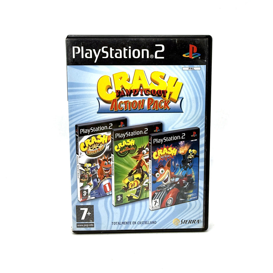 Crash Bandicoot Action Pack Playstation 2 – Retromania